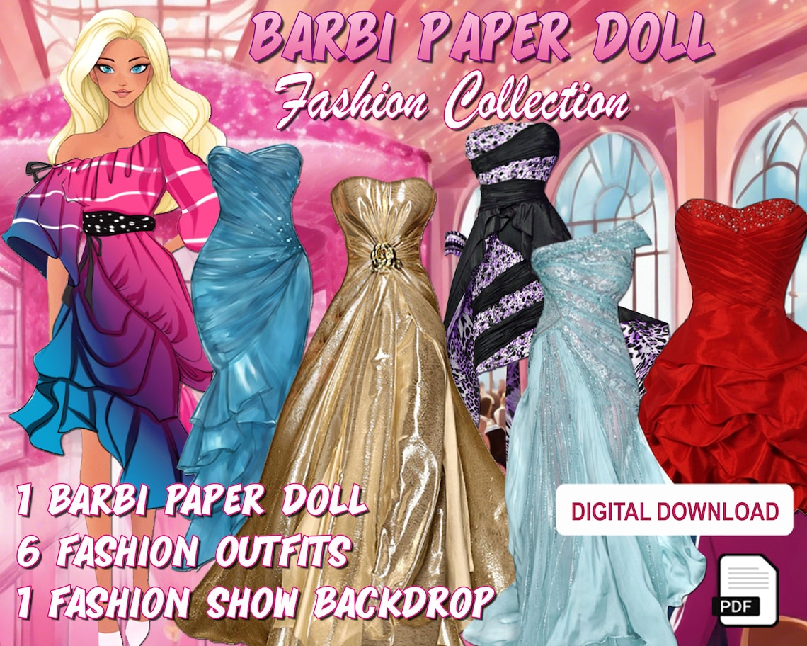 Barbi Paper Doll | Barbie Paper Doll | Paper Doll Printable | Barbie ...