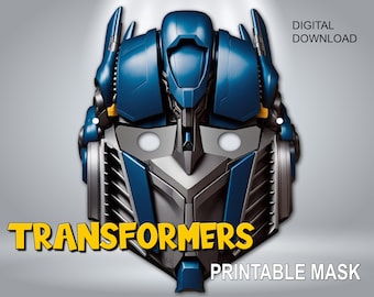 Megatron Mask | Transformers Megatron Mask | Superhero Mask | A4 Size ...