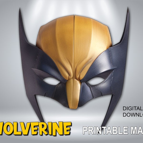 Wolverine Mask Download - Etsy