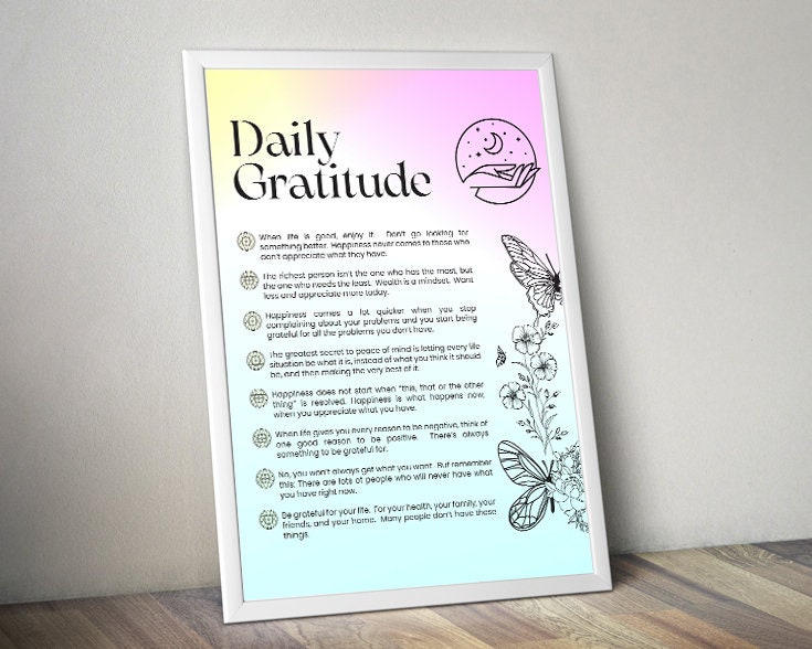 Daily Affirmation Printable Poster - Etsy