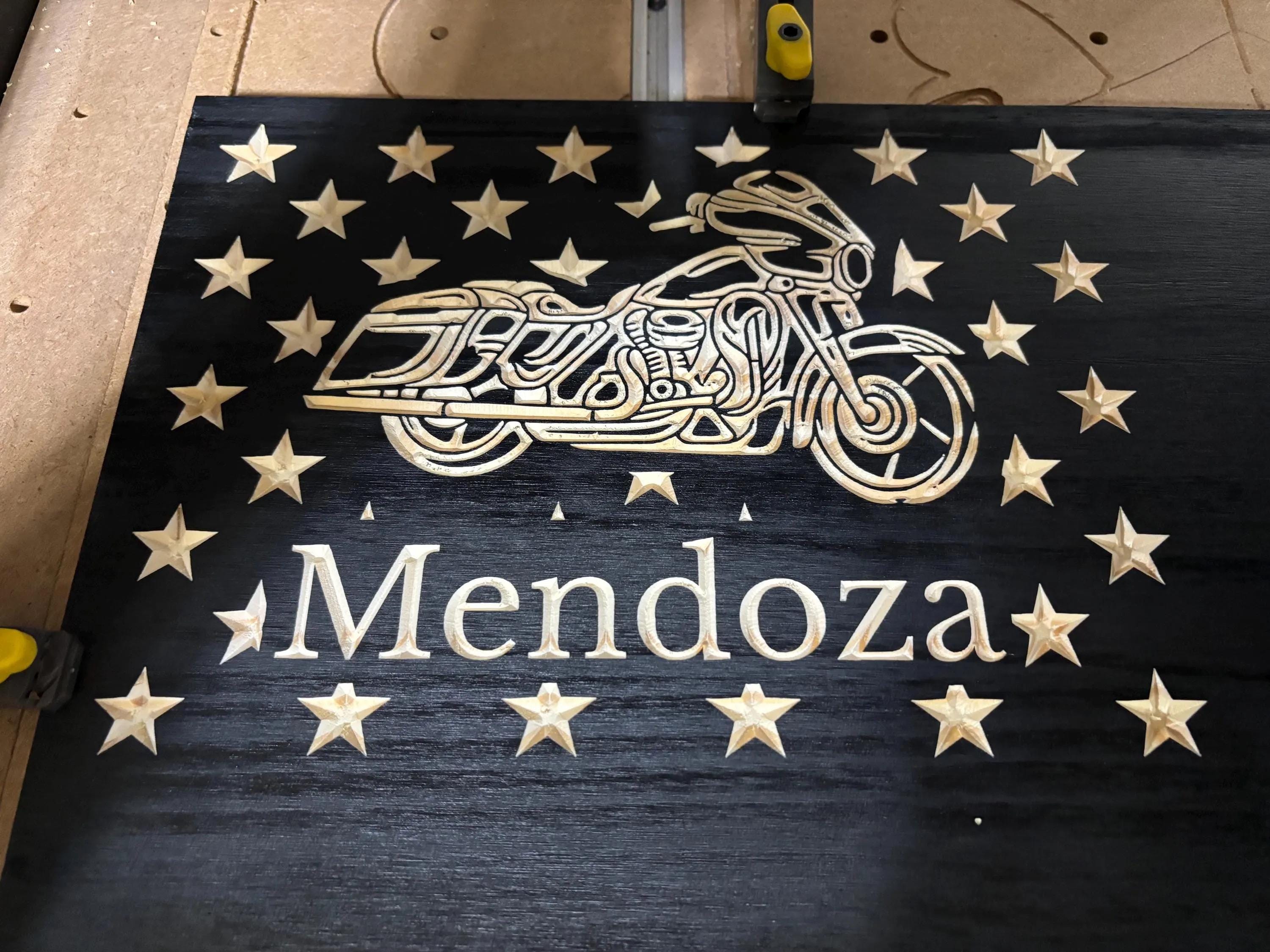 Custom Motorcycle Poker Chip Display Holder Board/flag W/ Magnets ...