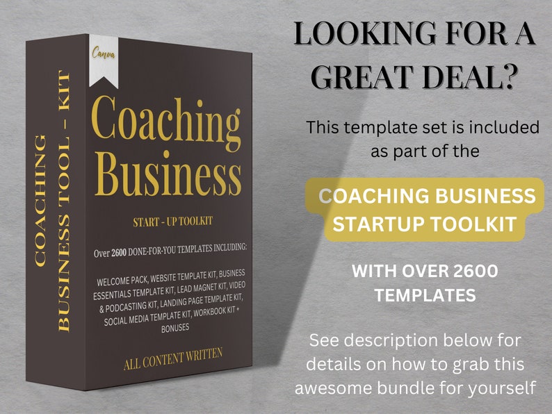 Coaching Client Welcome Packet, Coach Templates, Onboarding Packet ...