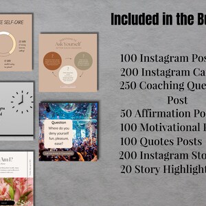 Coaching Instagram Templates, Canva Template, Coach Instagram Post ...