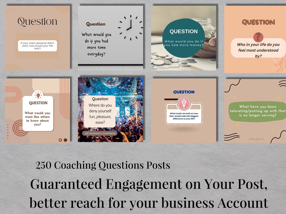 Coaching Instagram Templates, Canva Template, Coach Instagram Post ...