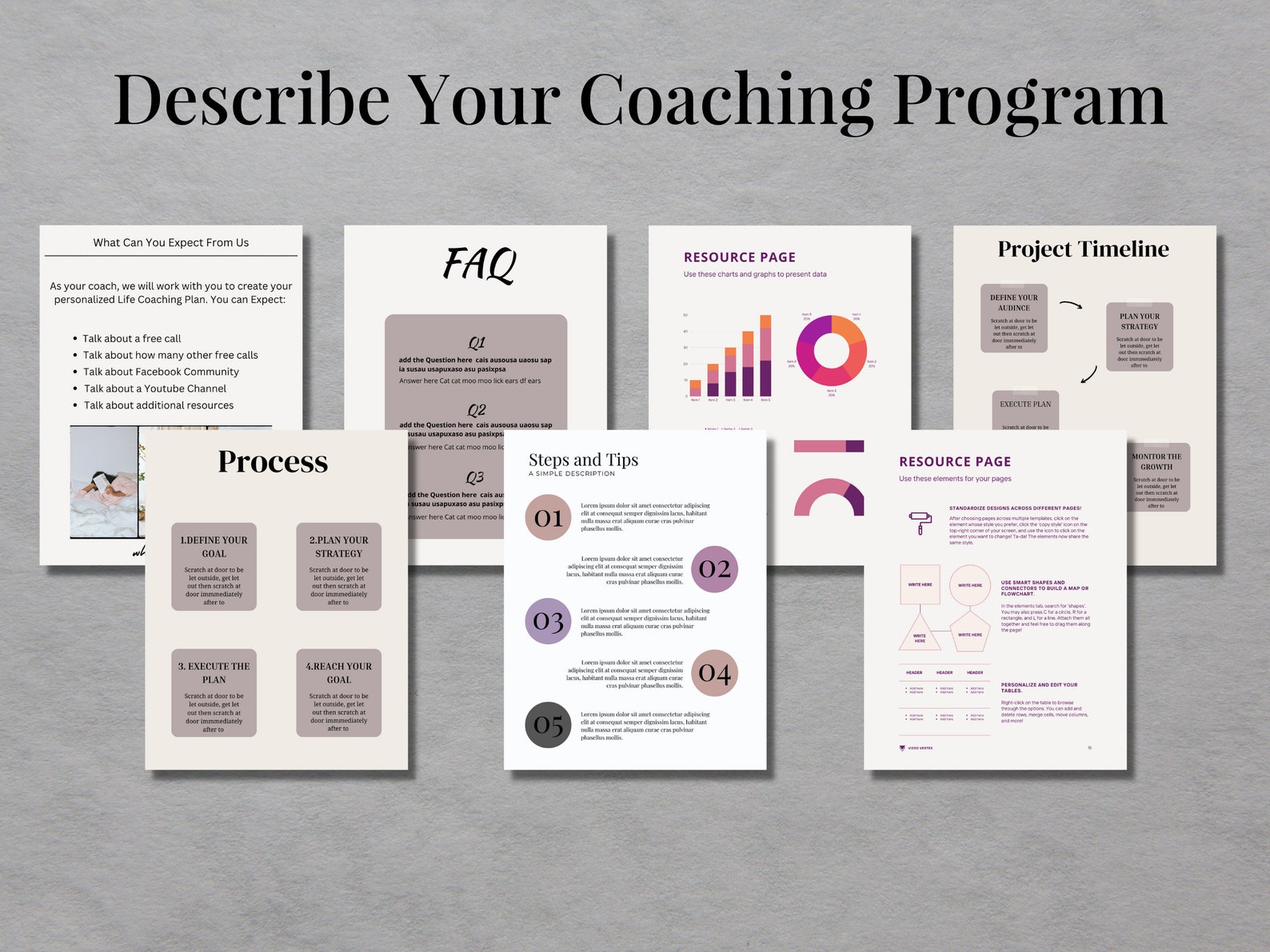 Coaching Client Welcome Packet, Coach Templates, Onboarding Packet ...