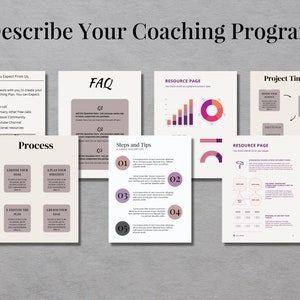 Coaching Client Welcome Packet, Coach Templates, Onboarding Packet ...
