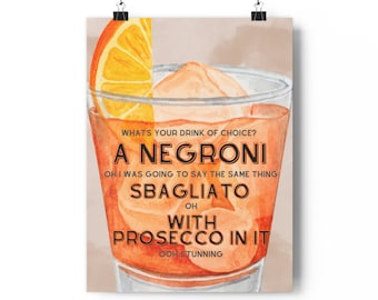 Drink Choice Poster - Etsy