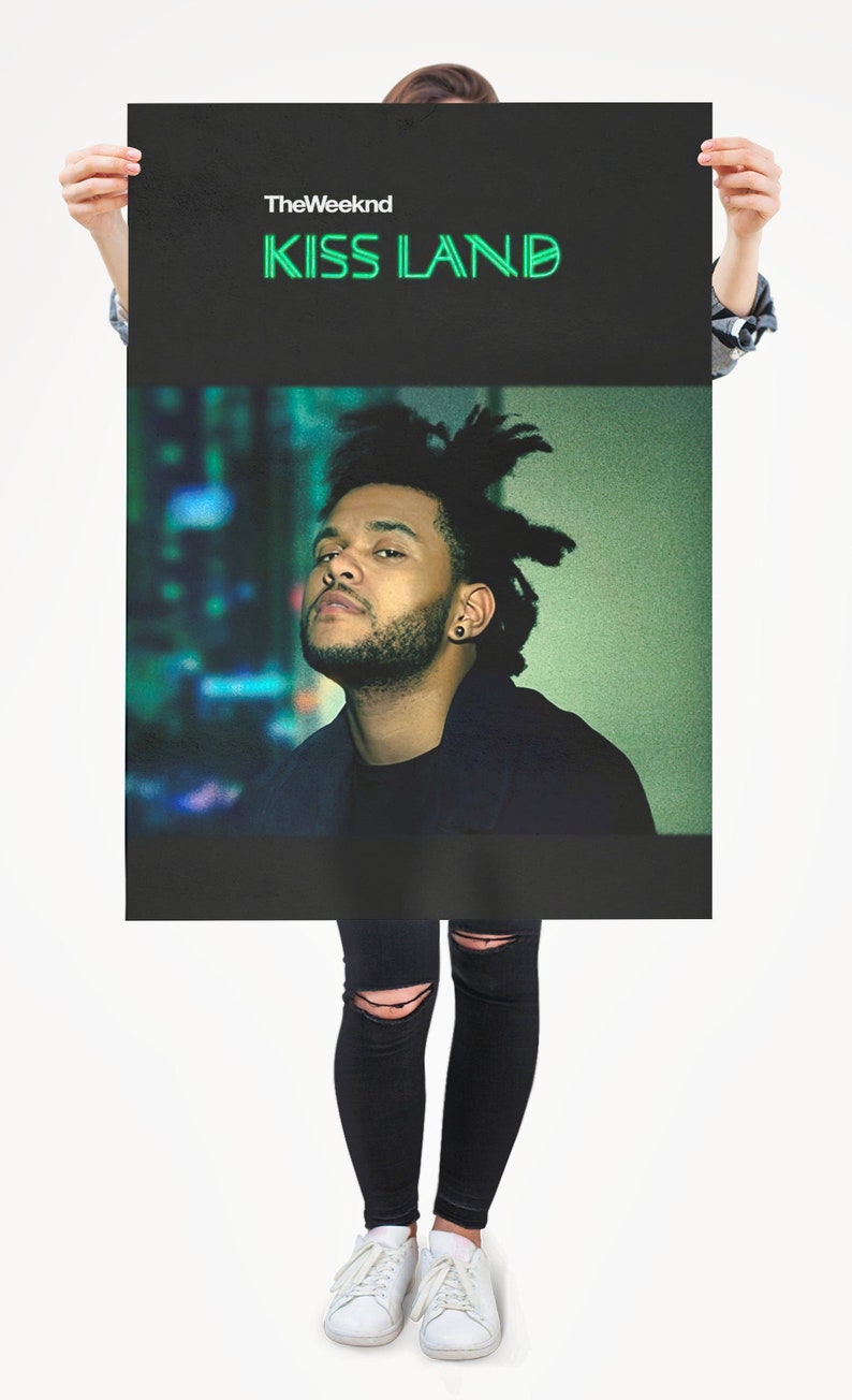 The Weeknd Kiss Land Logo Premium Vertical Poster - Etsy
