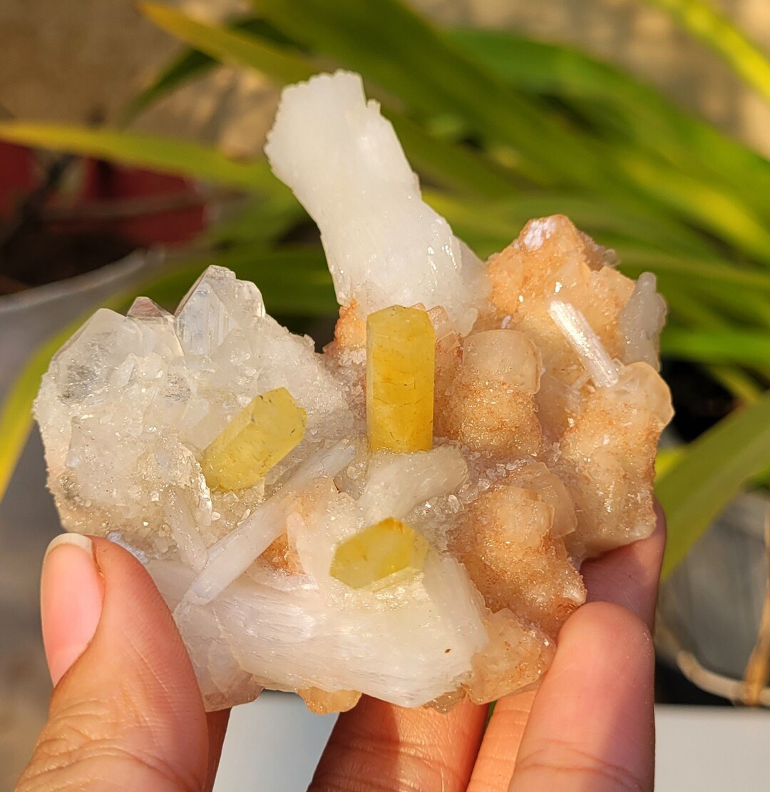 527 CT Natural Heliodor Yellow Beryl Crystal Rough, Heliodor Specimens ...