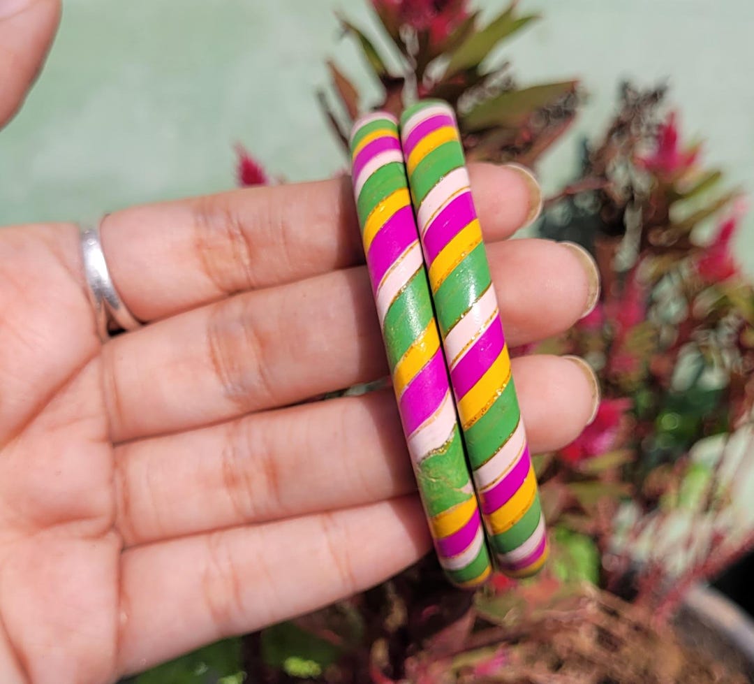 Handemade Indian Traditional Lac Hand Bangle for Women, Multicolored ...