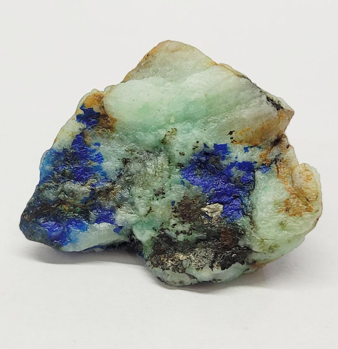 Natural Azurite Malachite Rough: Arizona Azurmalachite Gemstone ...