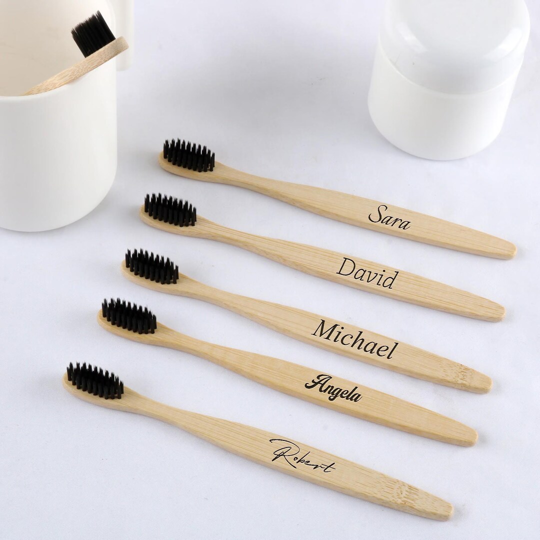Bamboo Toothbrush, Safe Toothbrush, Natural Toothbrush, Wooden ...