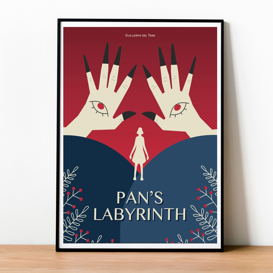 Pan's Labyrinth Poster, Guillermo Del Toro, Movie Wall Art, Vintage ...