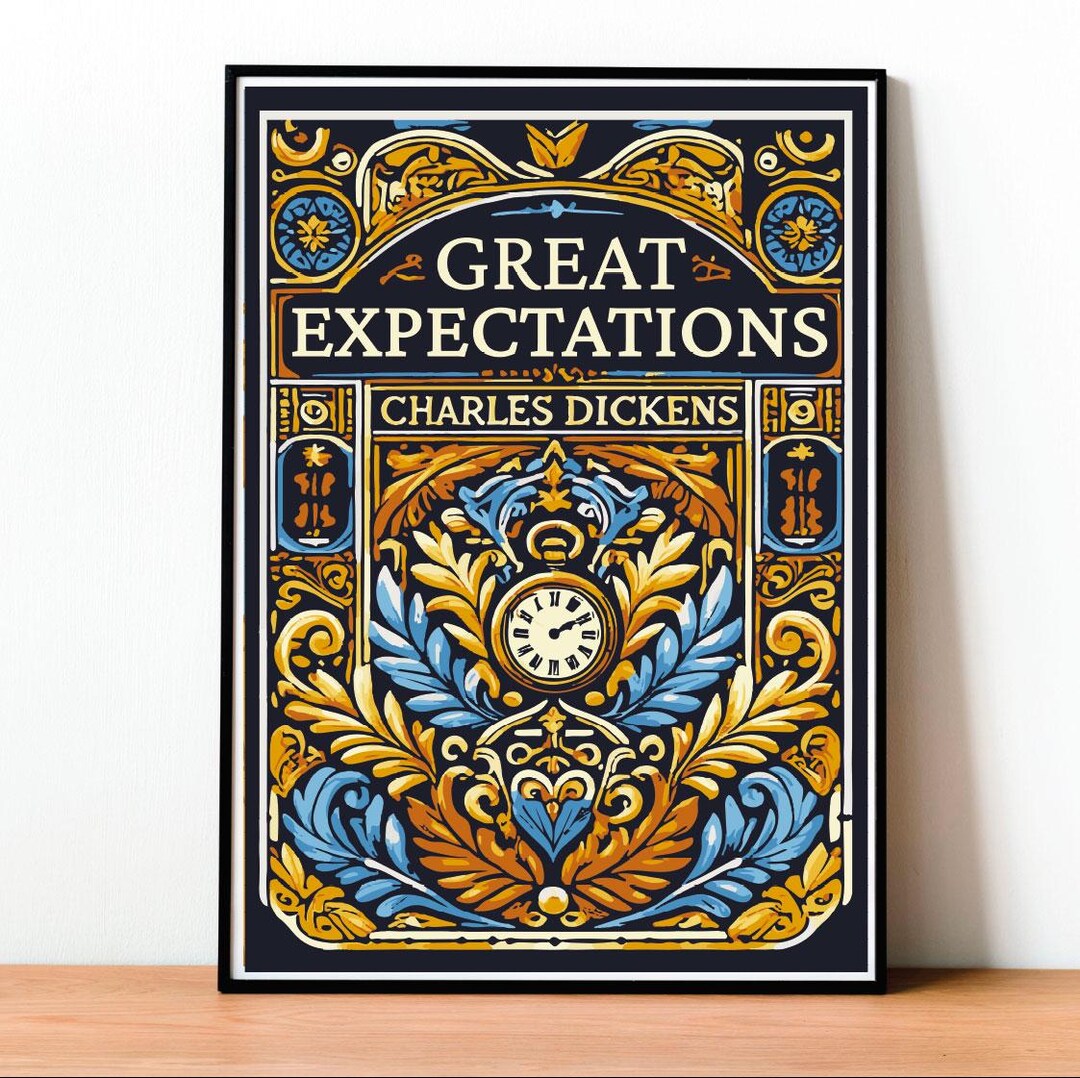 Great Expectations, Book Cover, Charles Dickens, Classic Literature ...