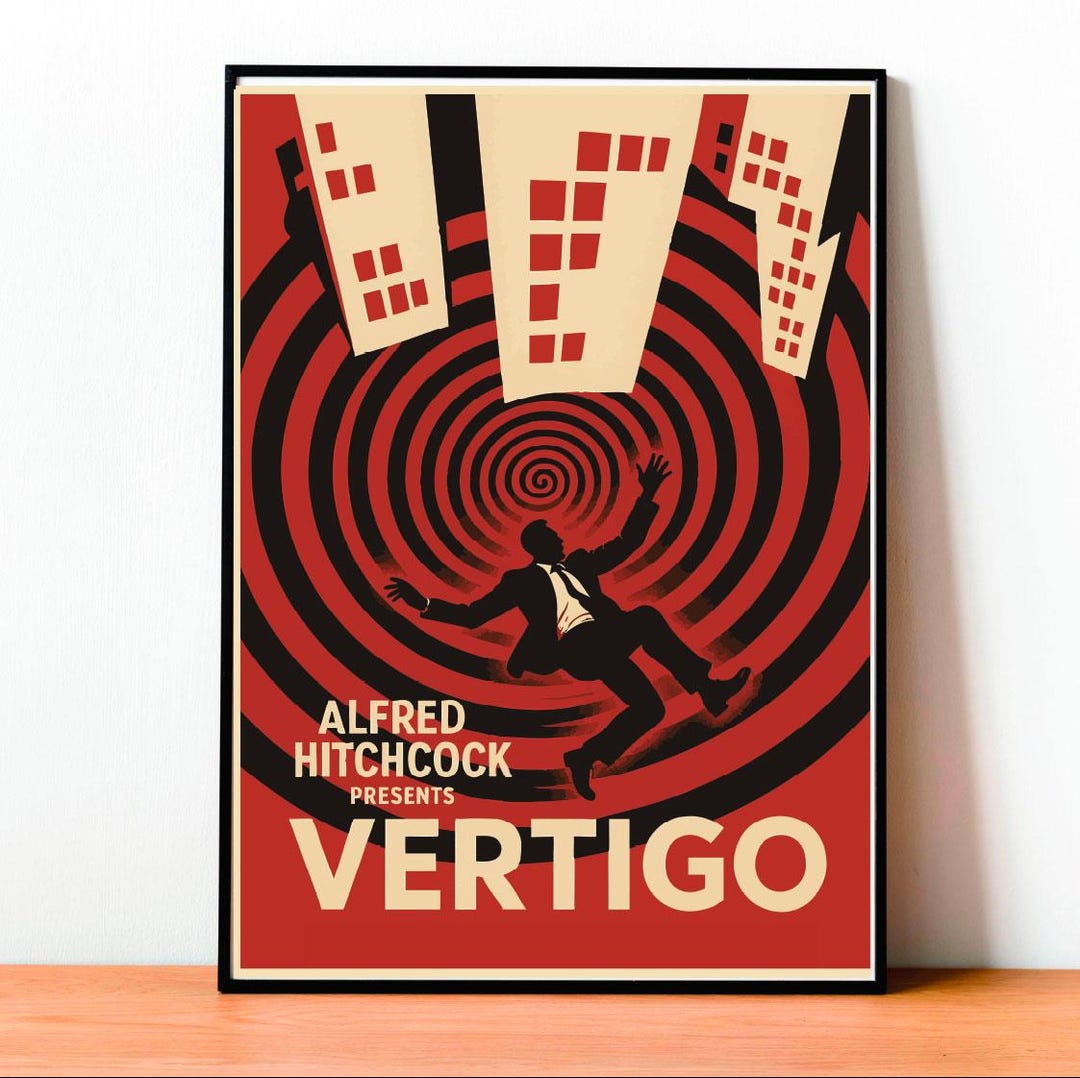 Vertigo Poster, Alfred Hitchcock, Classic Movie, Vintage Poster ...