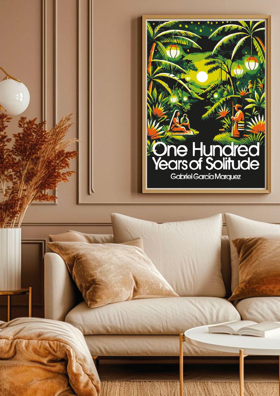 One Hundred Years of Solitude Poster: Gabriel García Márquez Magical ...