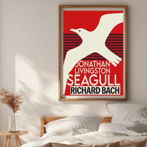 Jonathan Livingston Seagull Poster, Vintage Poster, Wall Art, Modern ...