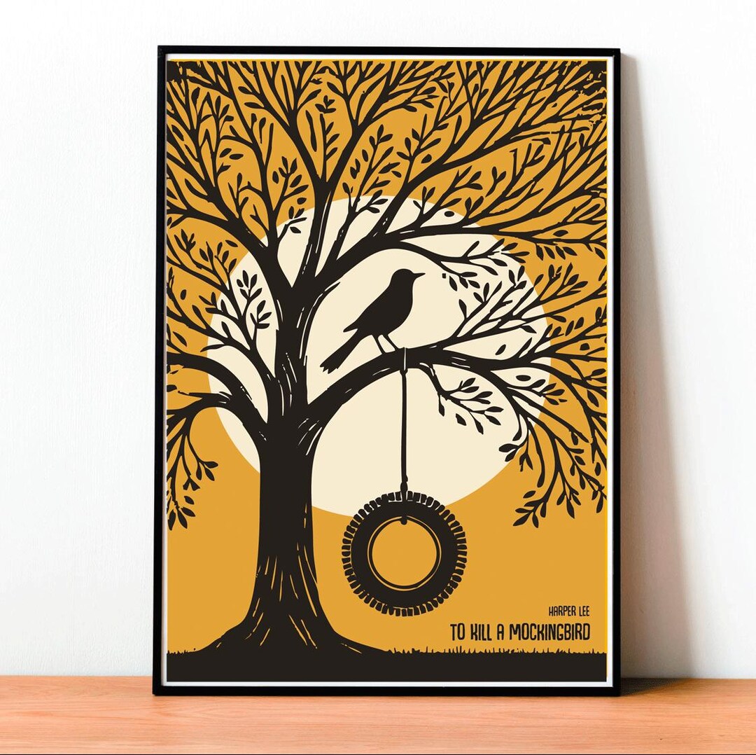 To Kill a Mockingbird Poster, Harper Lee, Classic Literature, Wall Art ...
