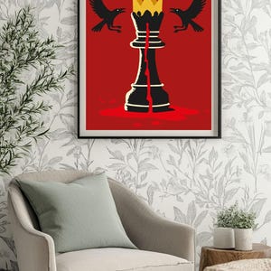 Macbeth, Book Cover, William Shakespeare, Poster, Modern Print, Book ...