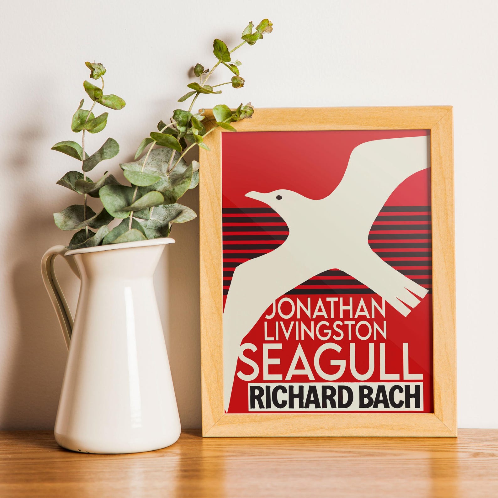 Jonathan Livingston Seagull Poster, Richard Bach, Literary Art ...