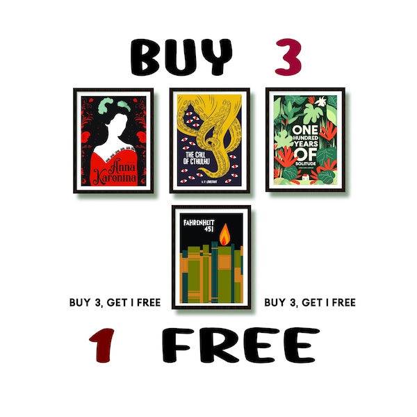 Book Cover Poster - Etsy UK