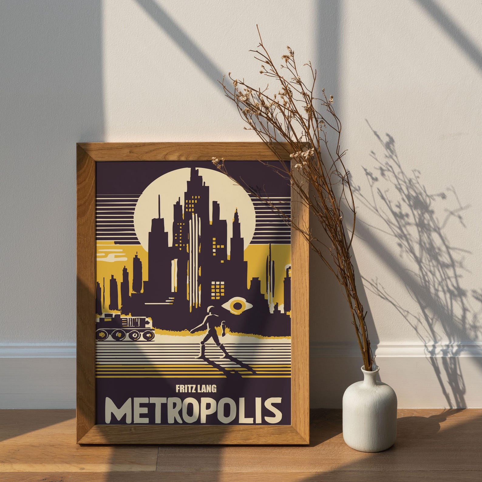 Metropolis Poster, Fritz Lang, Sci-fi Classic, Art Deco, German ...