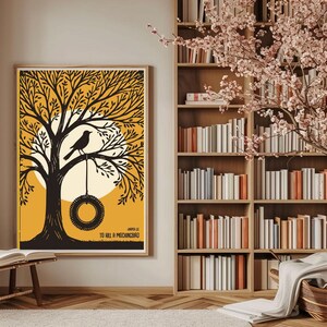To Kill a Mockingbird Poster, Harper Lee, Classic Literature, Wall Art ...