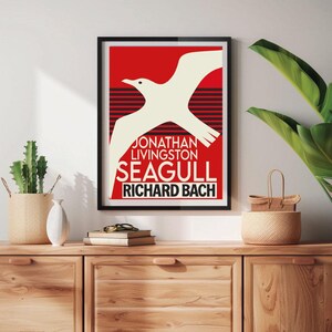Jonathan Livingston Seagull Poster, Vintage Poster, Wall Art, Modern ...