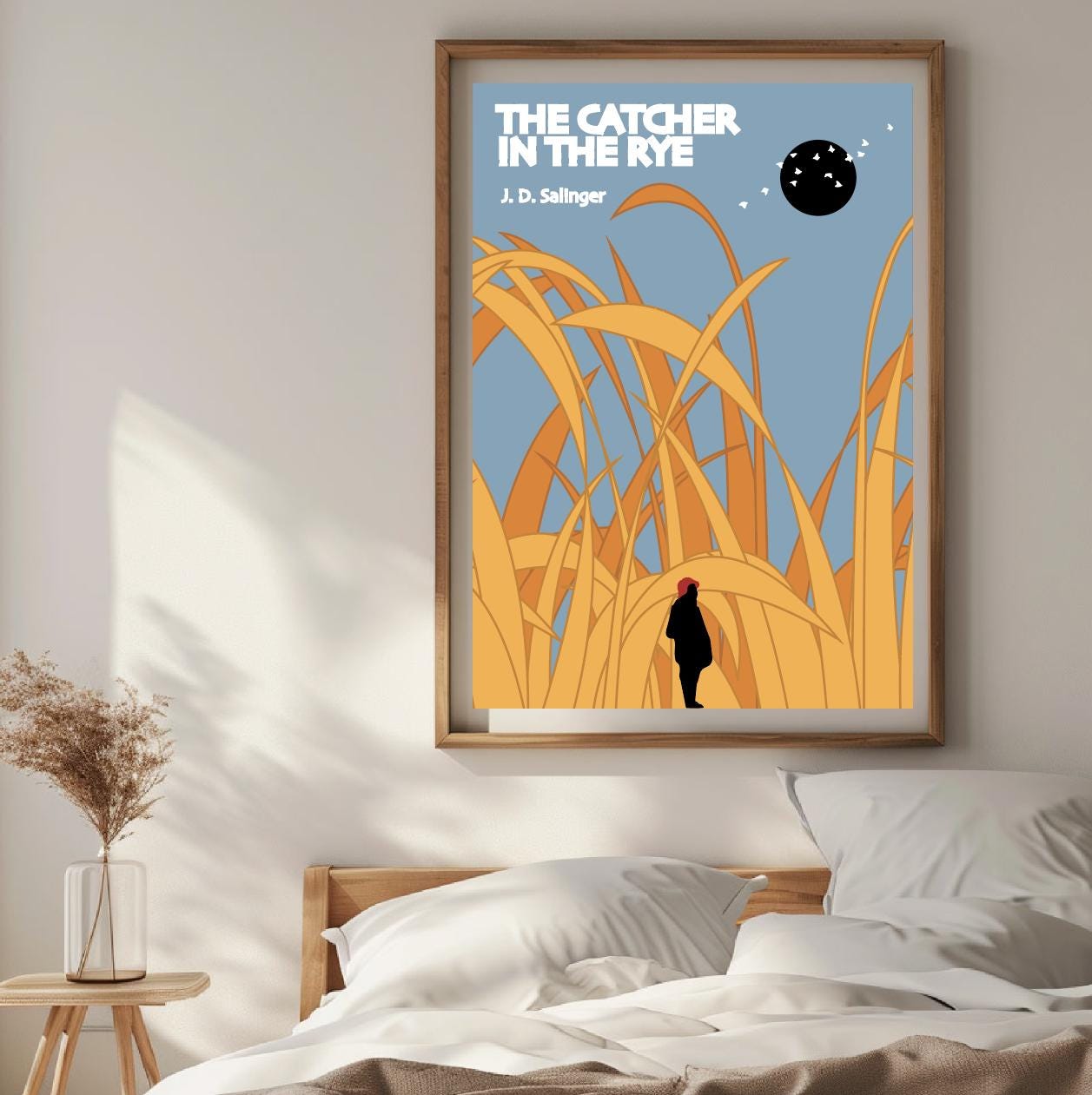 The Catcher in the Rye Book Cover, Salinger, Literature Posters, Book ...