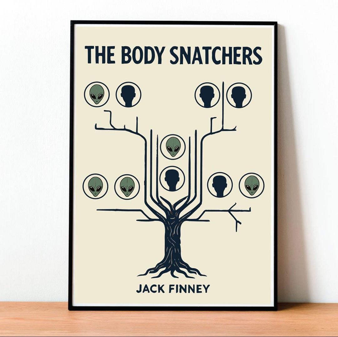 The Body Snatchers, Book Cover, Poster, Jack Finney, Science Fiction ...