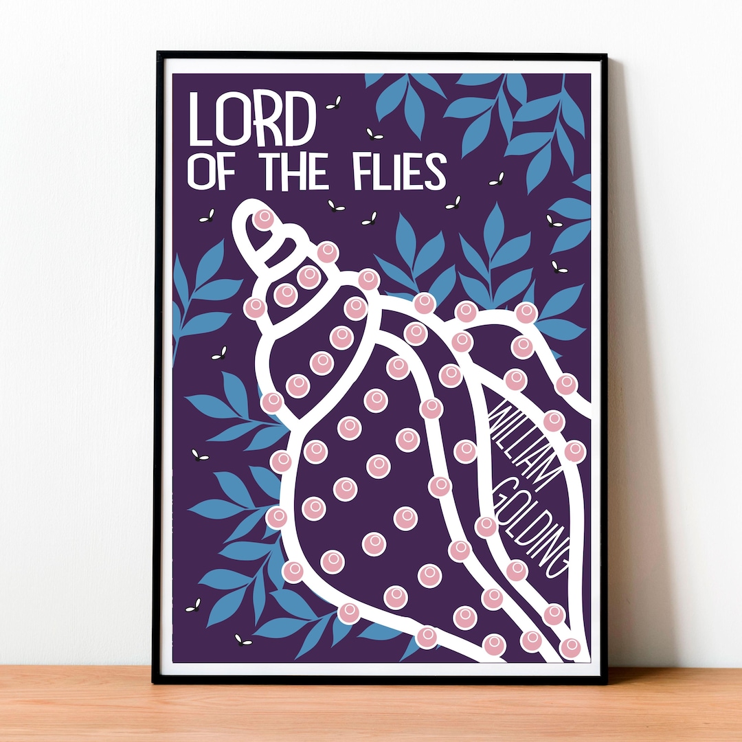 Lord of the Flies Poster, Dystopian Poster, Horror Poster, Vintage ...