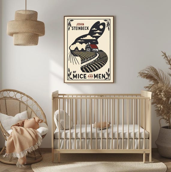 John Steinbeck Kone Og Barn Of Mice And Men Steinbeck, John: