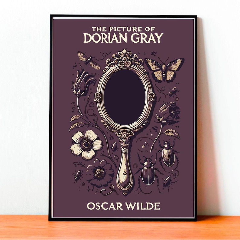 The Picture of Dorian Gray Poster, Oscar Wilde Print, Dark Academia ...