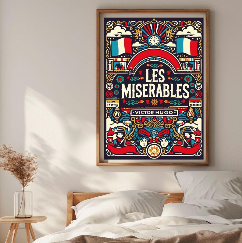 Vintage, Wall Art, Movie, Modern Designvintage Les Misérables Poster ...