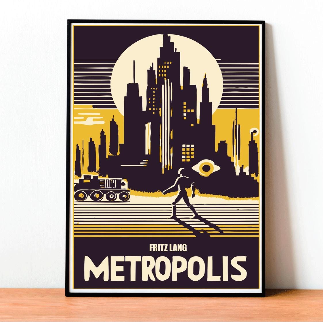 Metropolis Poster, Fritz Lang, Sci-fi Classic, Art Deco, German ...