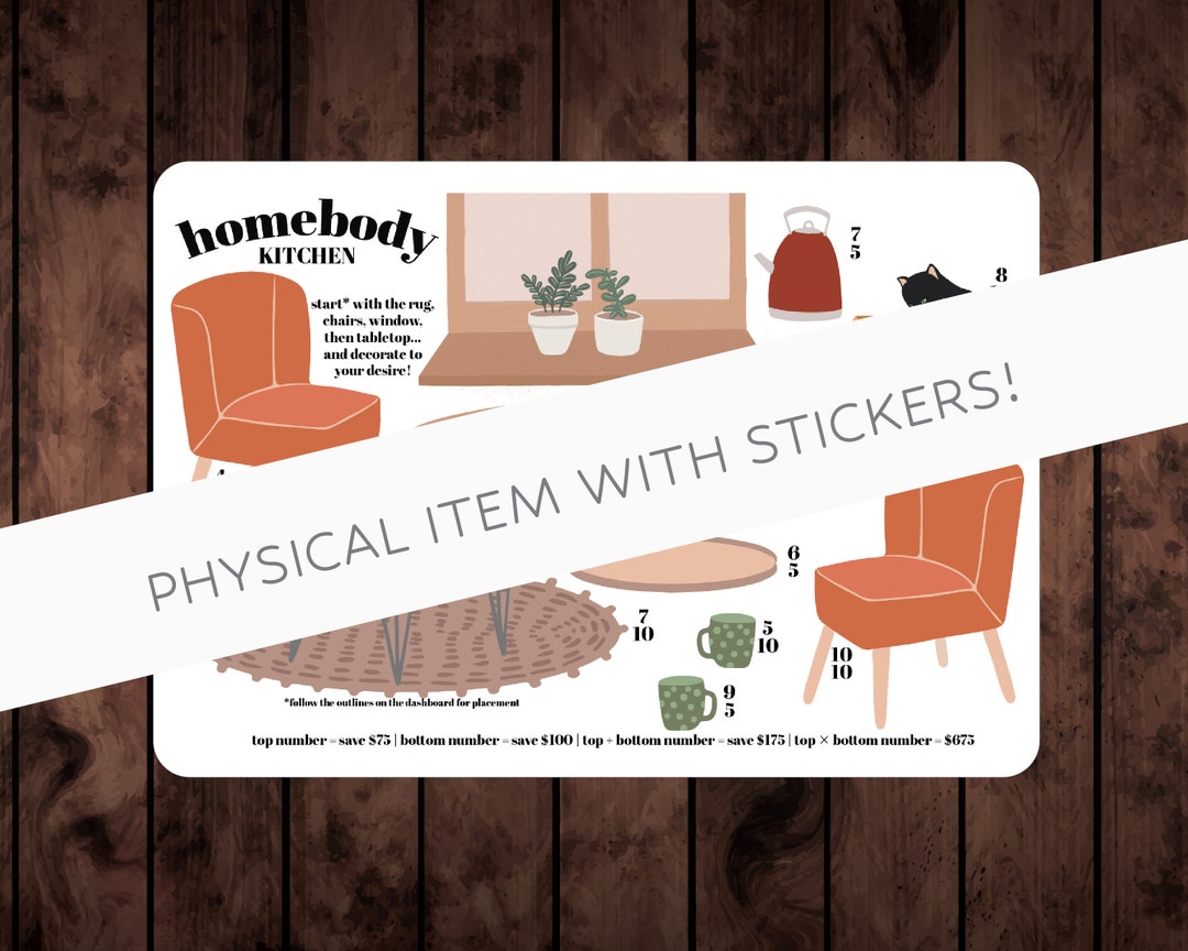 Homebody KITCHEN | Sticker Savings Challenge | Save With Stickers ...