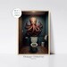 Octopus Bathroom Print Octopus Wall Art Animal Bathroom Art Animal on ...