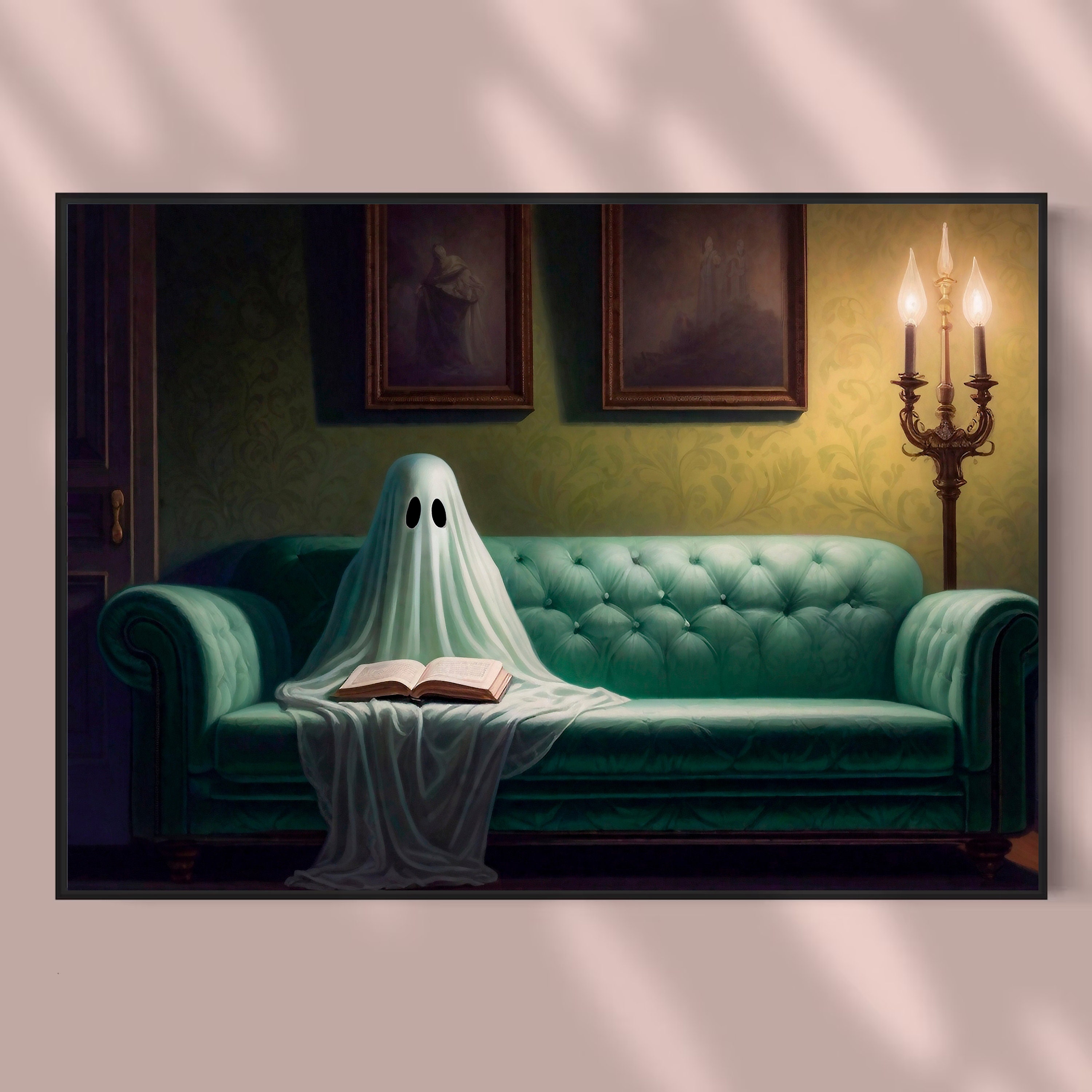 Ghost Printable Art Vintage Ghost Print Sheeted Ghost Art - Etsy