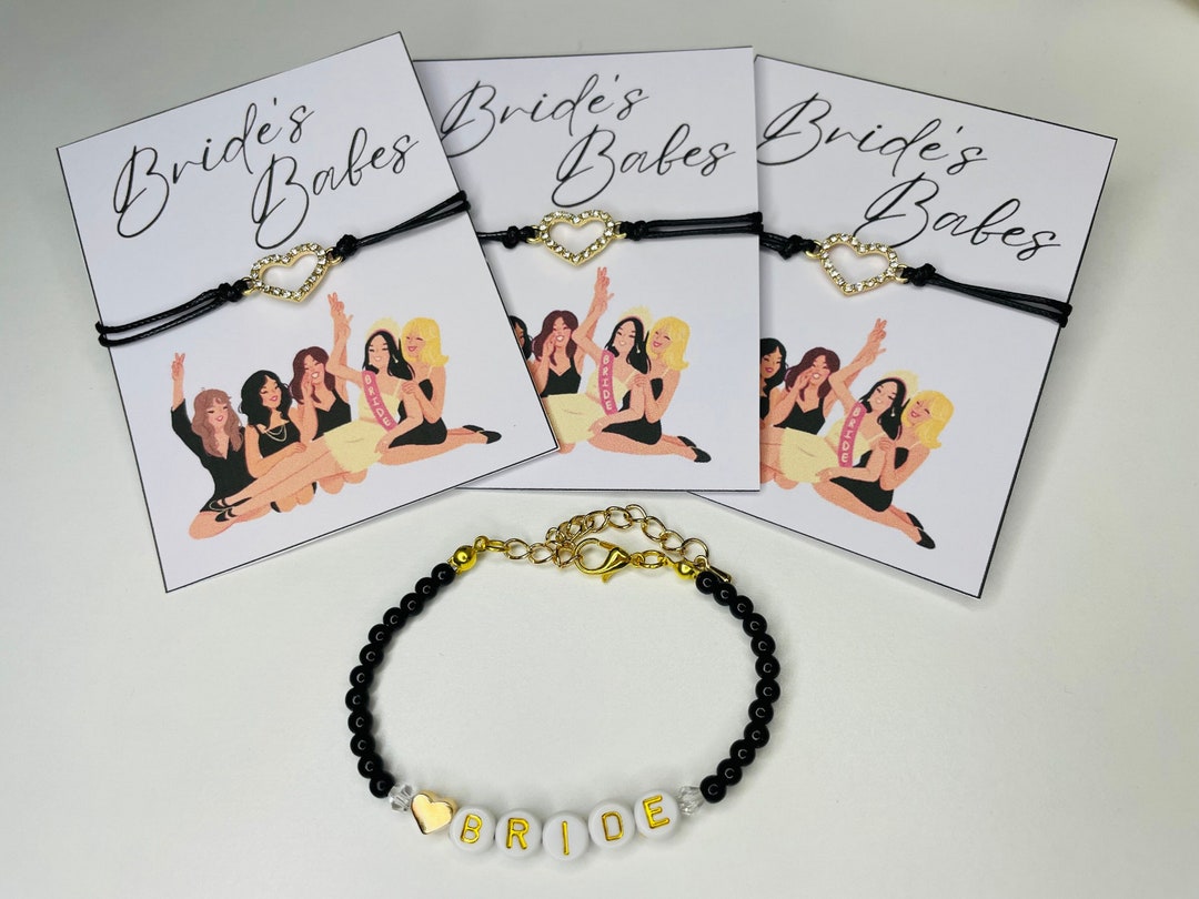 Team Bride Bracelet Set for Bride and Bridesmaids Gift for Hen Party ...