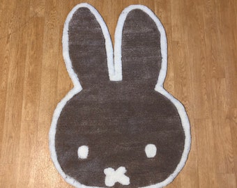 Handmade Miffy Tufted Rug Cozy, Adorable, and Unique Decor Piece - Etsy