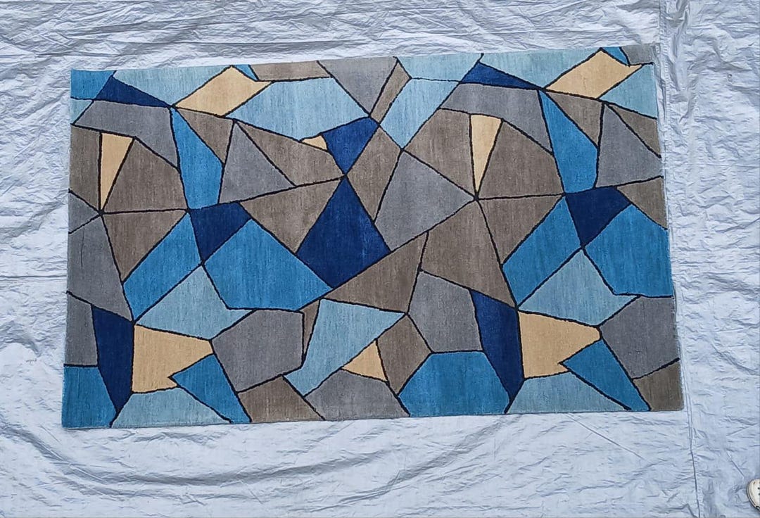 The New Modern Matrix Rug Hand-tufted Rug With Many Different Colors ...