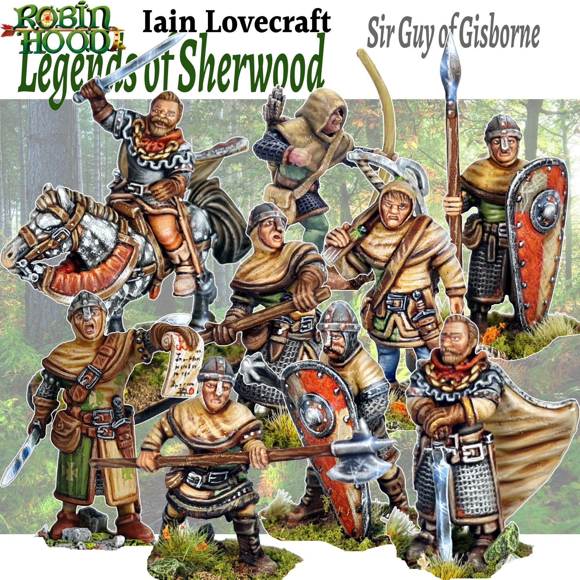 Legends of Sherwood: Sir Guy of Gisborne Starter Set 28mm - Etsy
