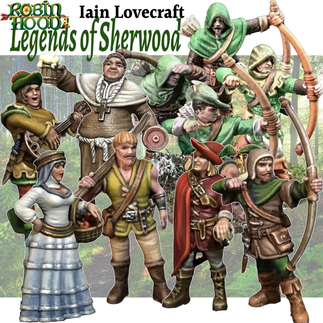 Legends of Sherwood: Robin Hood Starter Set 28mm Miniatures - Etsy