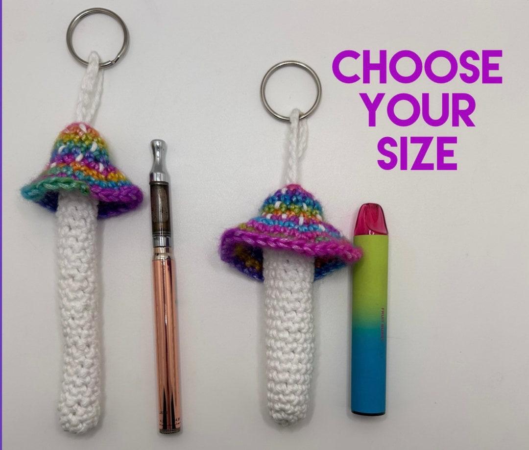 Mushroom Vape Holder, Rainbow Vape Pen Holder, Lanyard, Liquid Vape ...