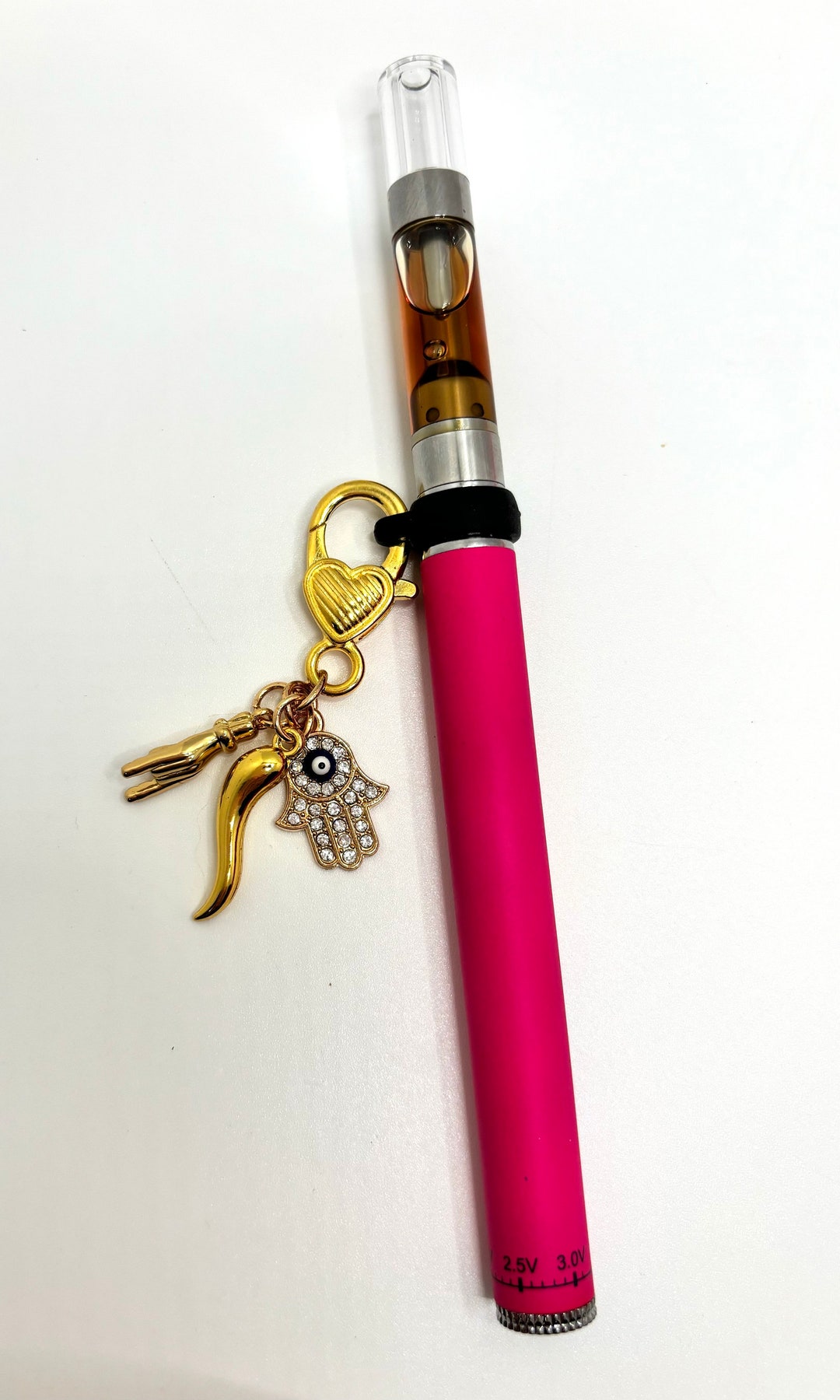 Vape Pen Charms, Vape Pen Jewelry Keychain, E-pen Holder, Dab Pen ...