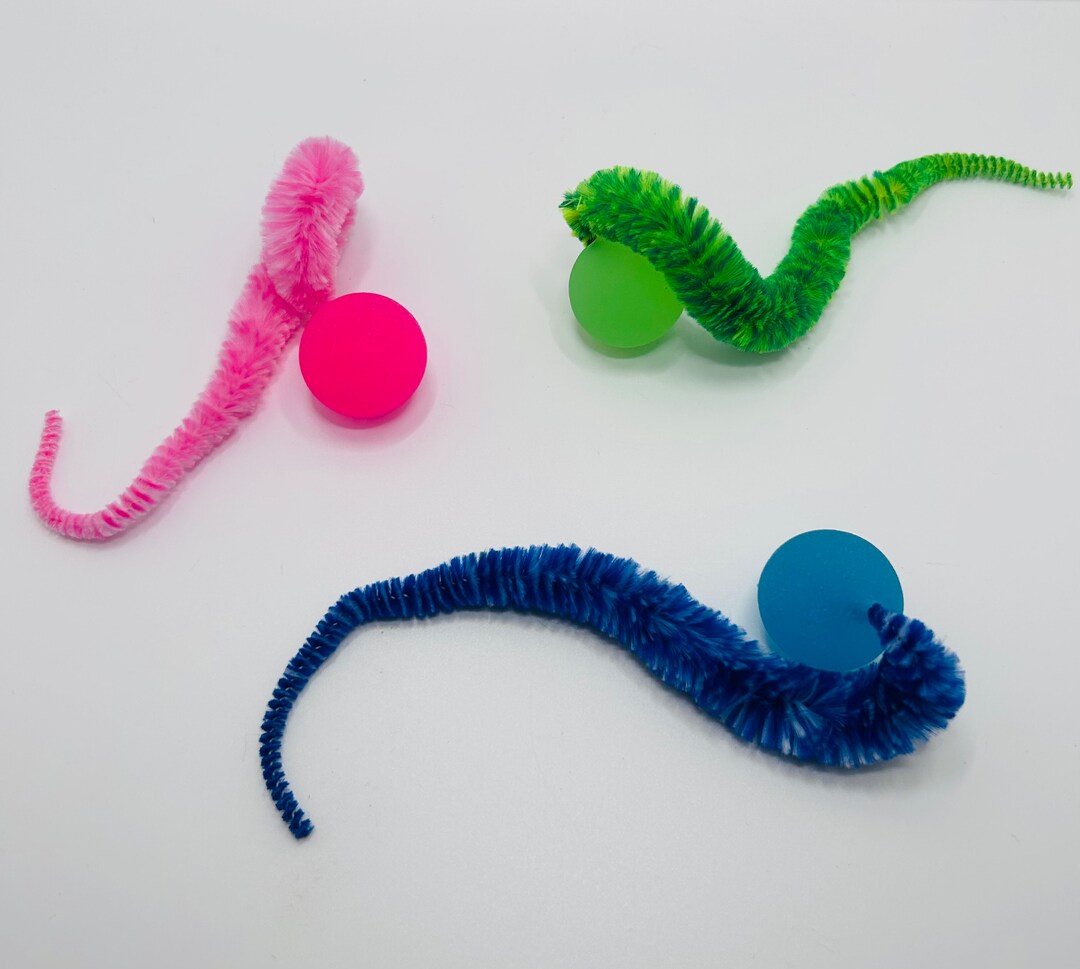 Cat Toy Ball, Bouncy Ball, Wiggle Worm, Interactive Cat Toy, Cat Toy ...
