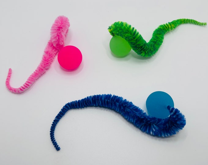 Cat Toy Ball, Bouncy Ball, Wiggle Worm, Interactive Cat Toy, Cat Toy ...