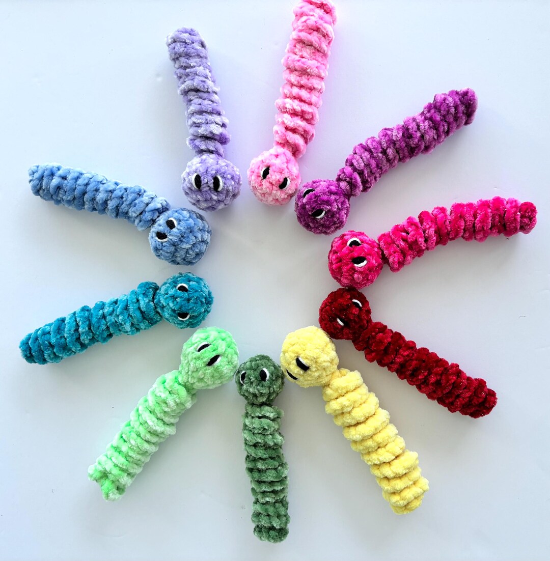 Worry Worm, Worry Worm Buddy, Fidget Toy, Anxiety Relief, Worry Worm ...