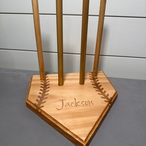 Personalized Baseball Ring Stand | Custom Softball Home Plate Ring ...