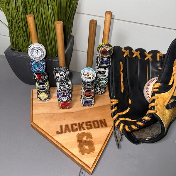 Baseball Ring Holder - Etsy